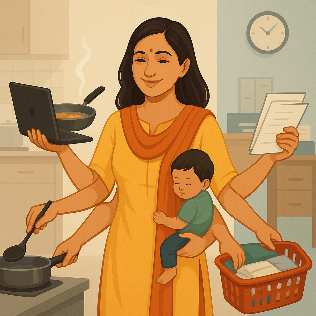 "The Silent Warrior: A Wife Who Holds Everything Together" 🌸 | by Anum Saher | Jul, 2025 | Medium