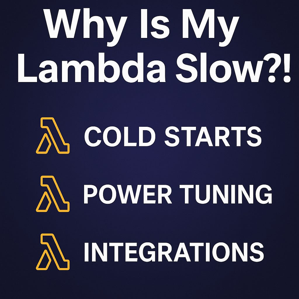 Why Is My Lambda Slow Lets Talk Cold Starts Power Tuning And Seamless Integrations Like A