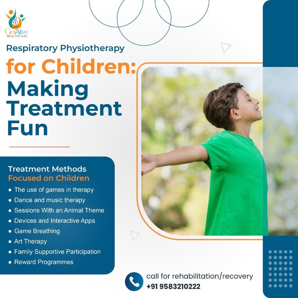 Making respiratory physiotherapy fun for children requires creativity ...