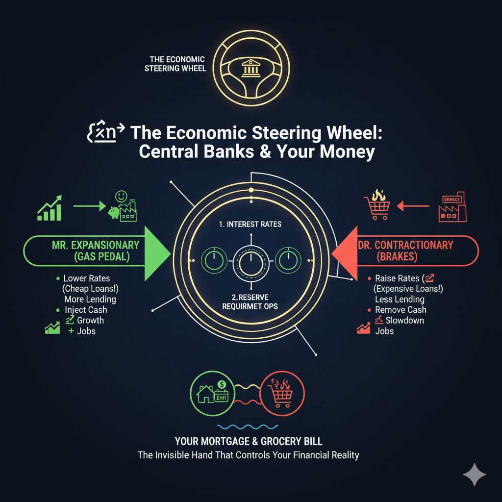 🎛️ The Economic Steering Wheel: Why Central Bank Decisions Control Your ...