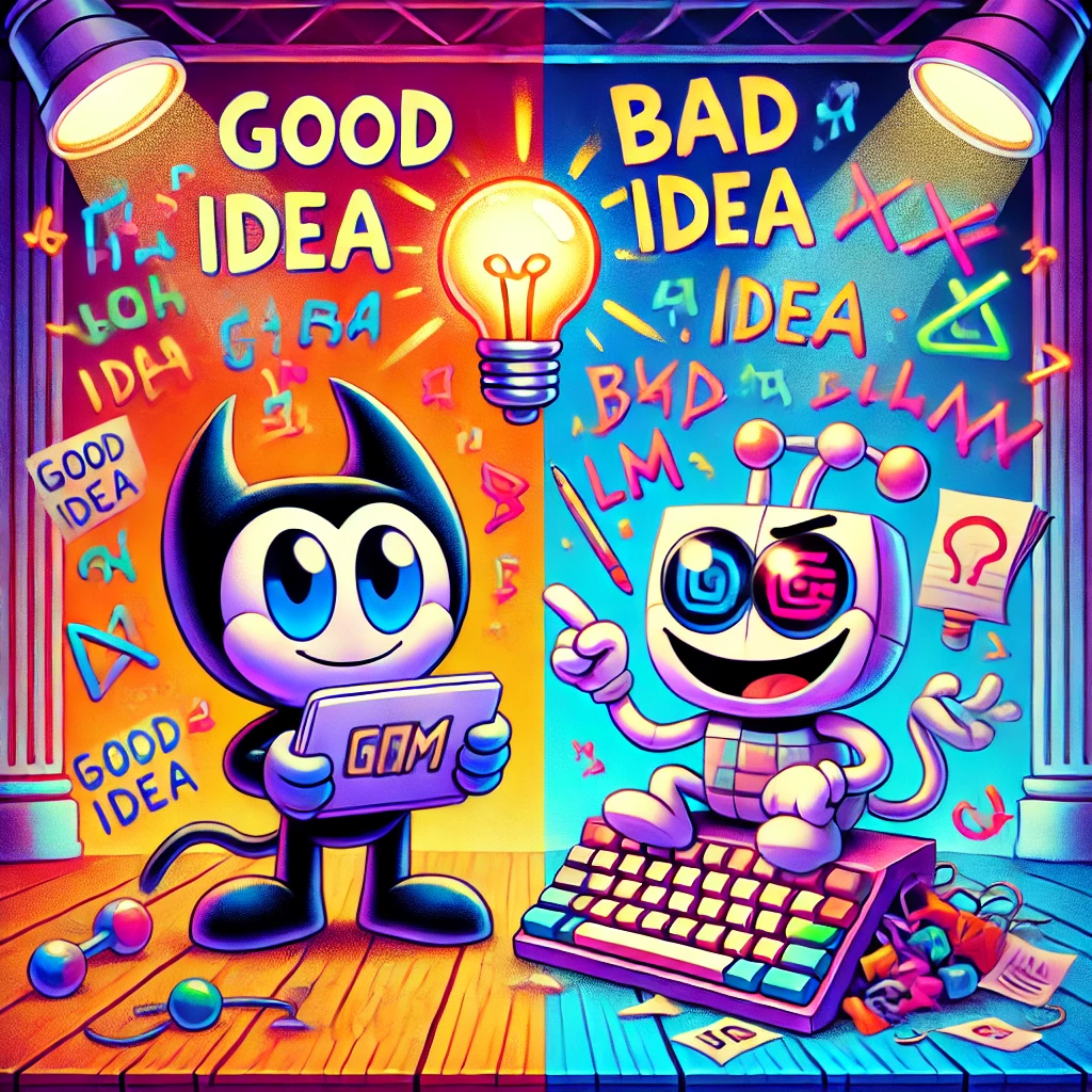 Good idea, bad idea: LLM edition. When I was little, I used to watch ...