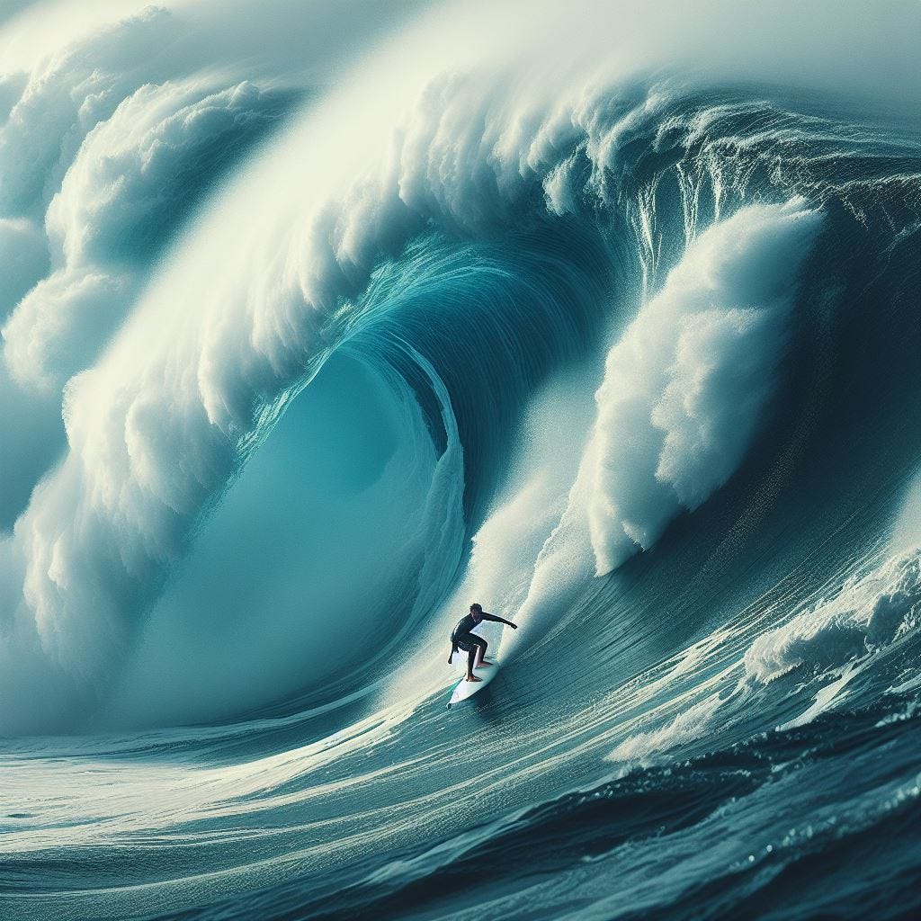 Writing the Waves Of Motivation. When the waves of life crash down on ...