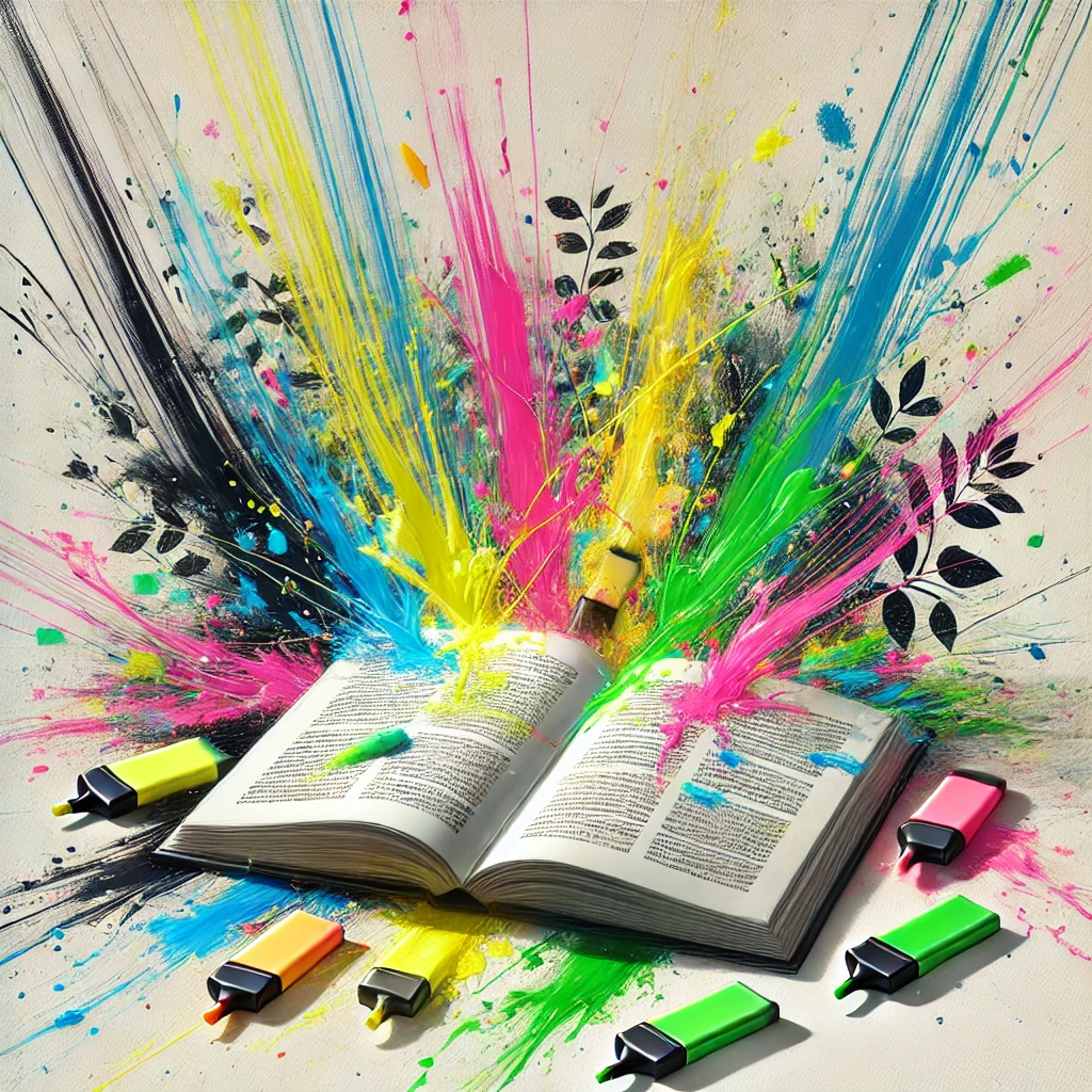 Over highlighted. Ever used a highlighter?, The vibrant… | by Amresh ...