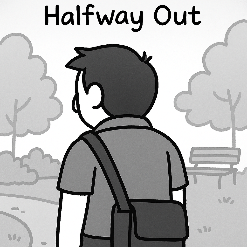 Halfway Out. Life’s weird. | by collins. | Medium