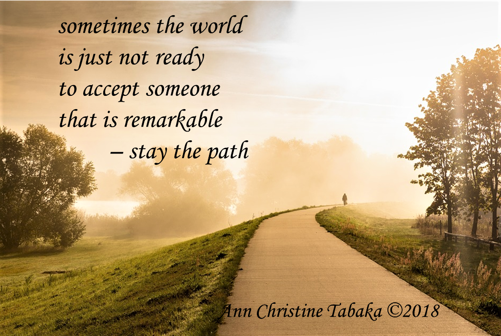 Stay the Path - Zen Poetry - Medium