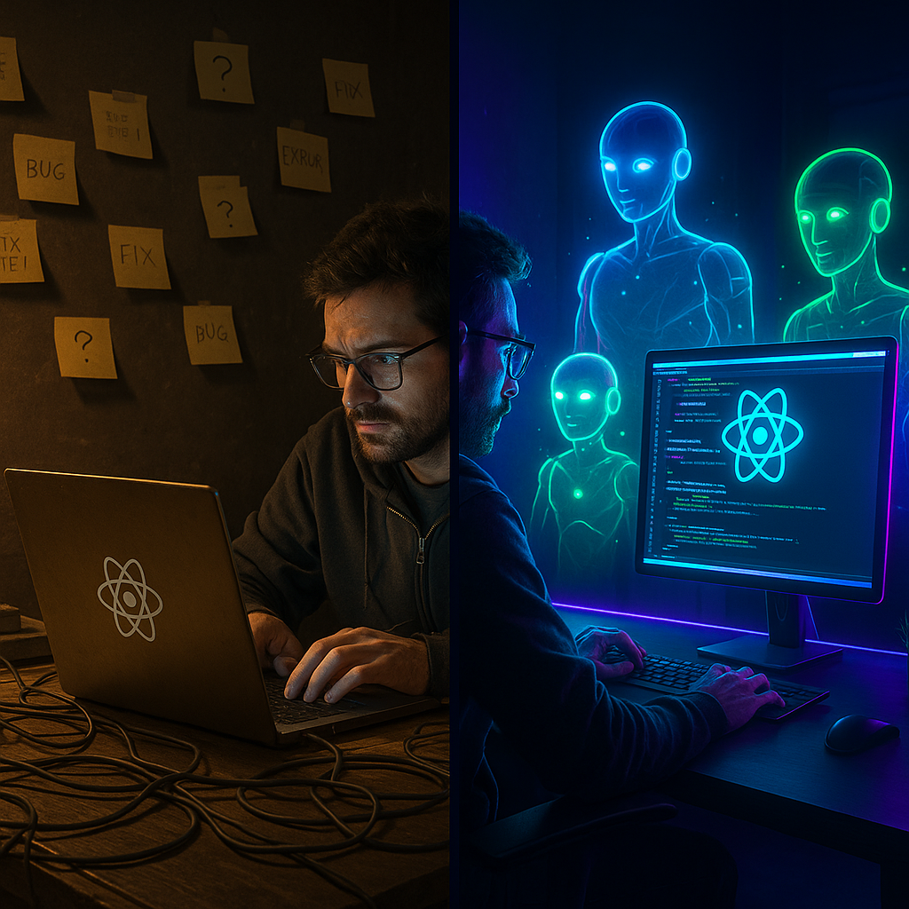 Will AI Kill React Developers or Make Them 10x Faster? | by Pratap Tengale | Artificial ...