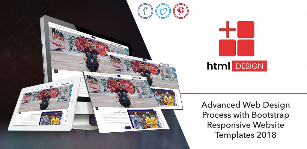 Advanced Web Design Process with Bootstrap Responsive Website Templates ...