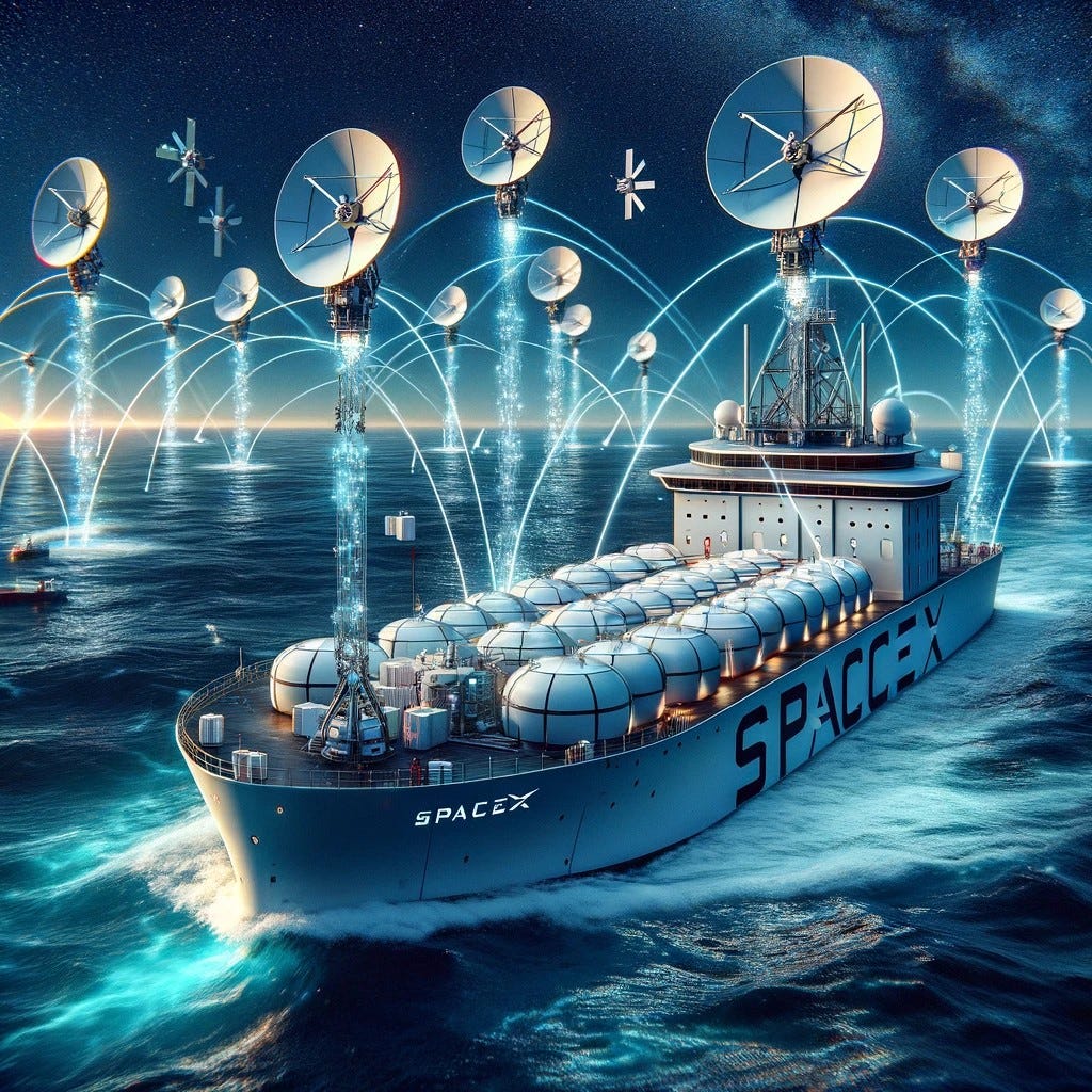 SpaceX Explores Innovative Sea-Based Starlink Gateways with Drone Ships ...