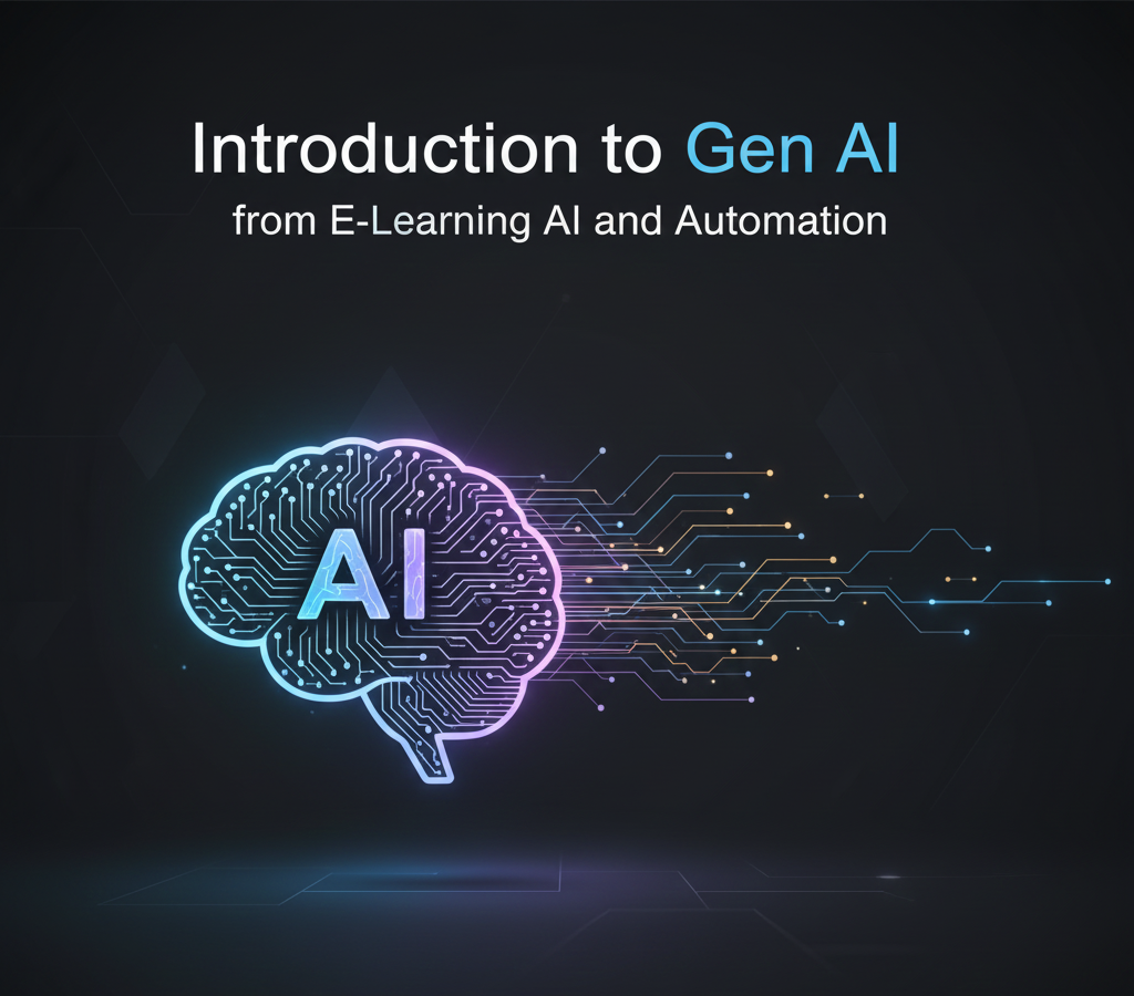 Introduction to Gen AI. Introduction to Gen AI from E-Learning… | by My ...