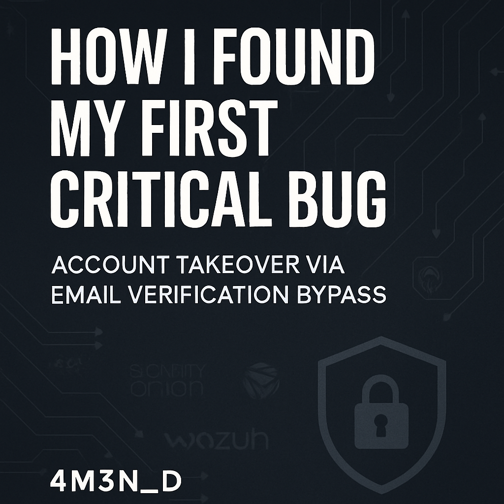 How I Found My First Critical Bug: Account Takeover via Email ...