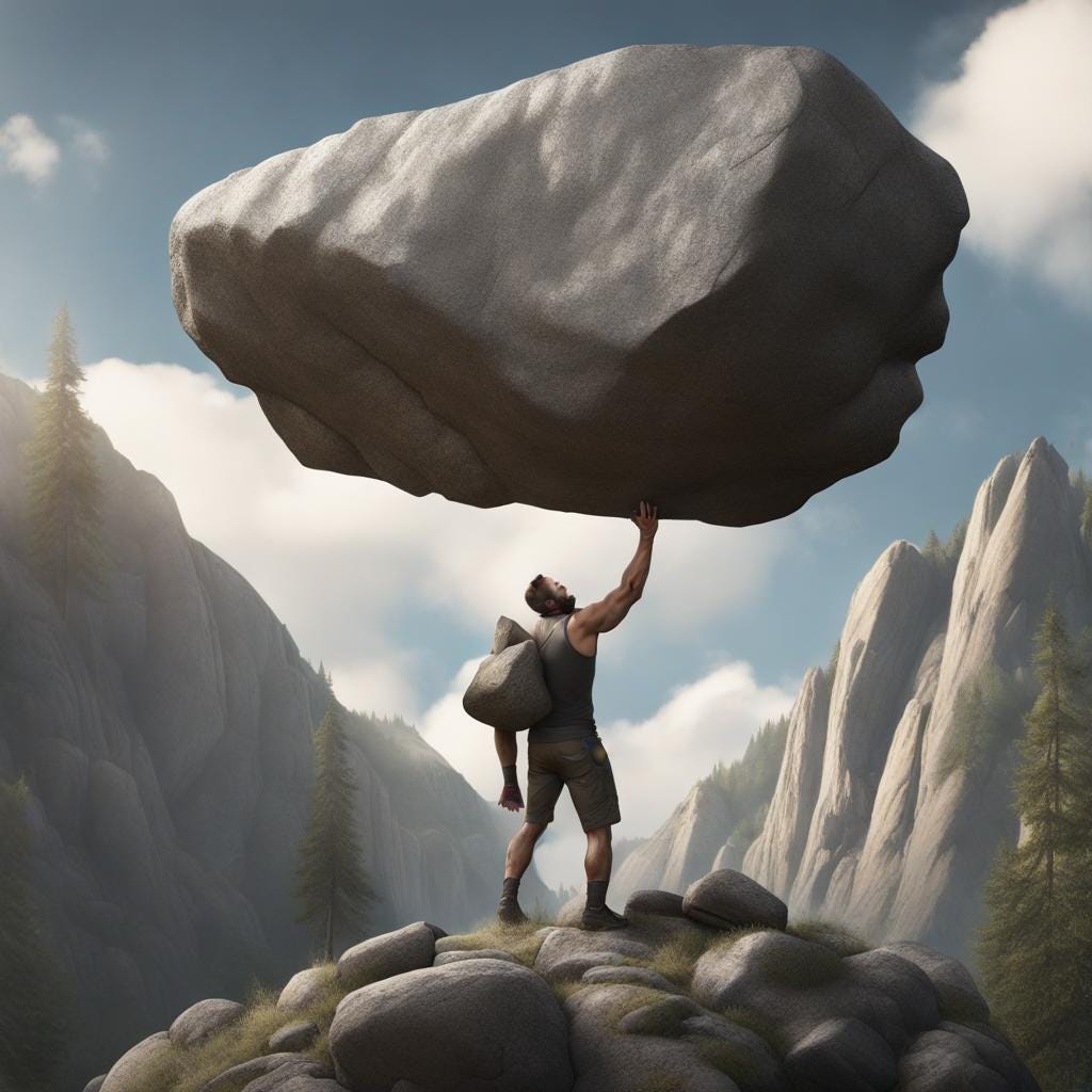 Boulder on Your Shoulder - Oisín - Medium