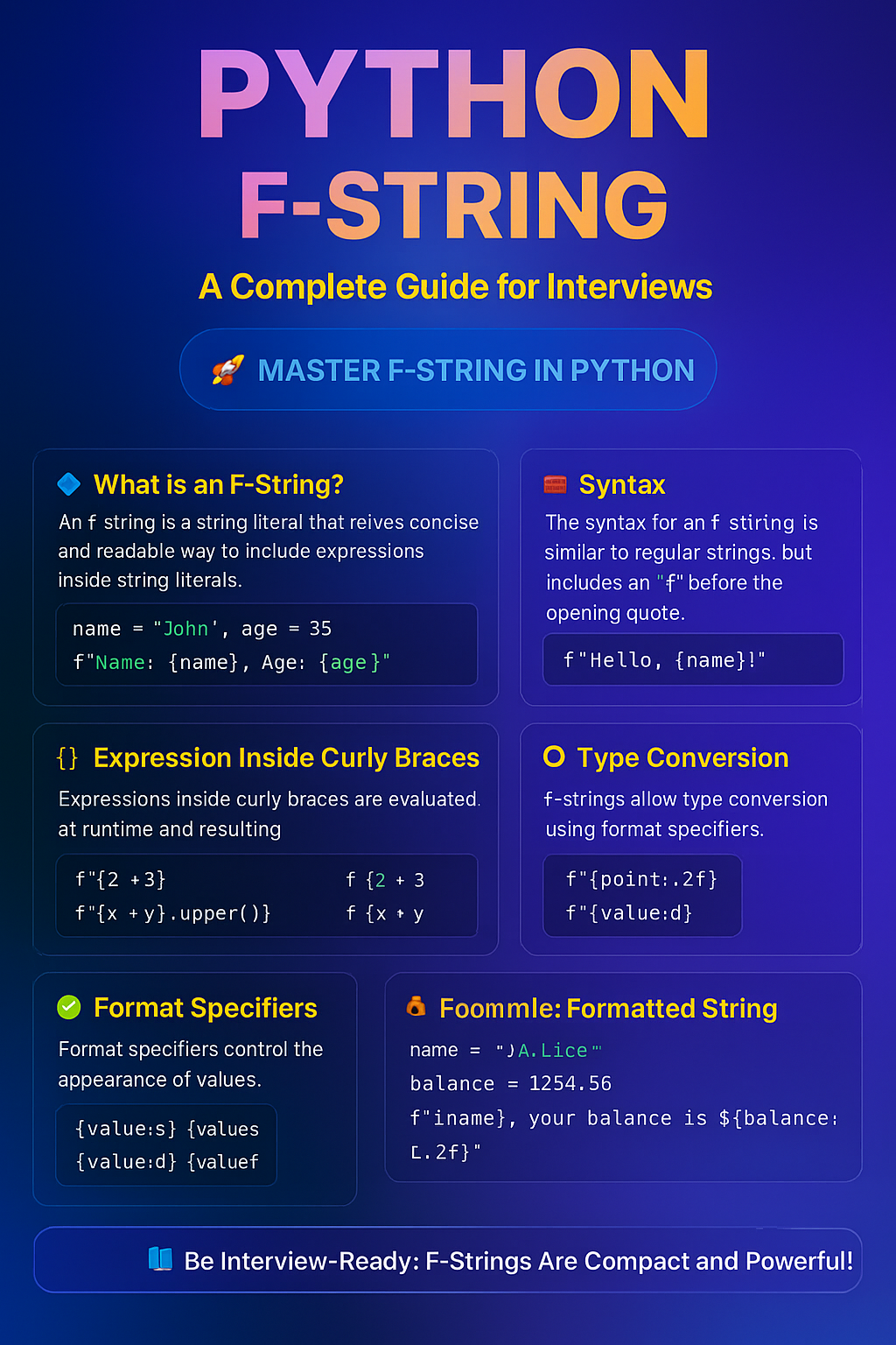 Python f-Strings: Fast, Readable, and Powerful String Formatting | by AMIT KASHYAP | Oct, 2025 ...