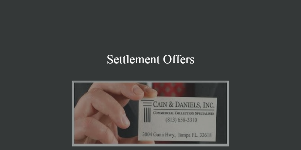 Settlement Offers. A settlement offer denotes when an… | by Cain ...