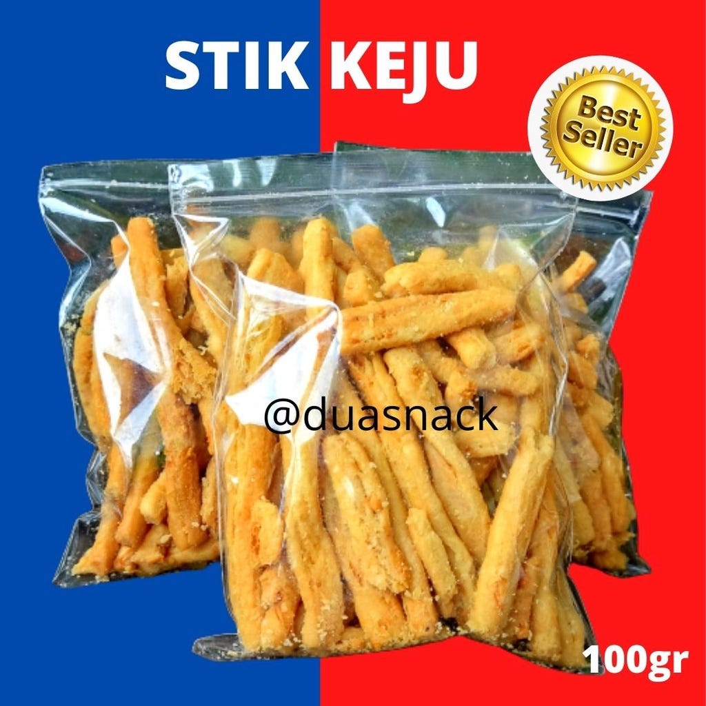 Cemilan Stik Keju Cheese Stik 250gr Enak Gurih Lezat Kue Lebaran Kue ...