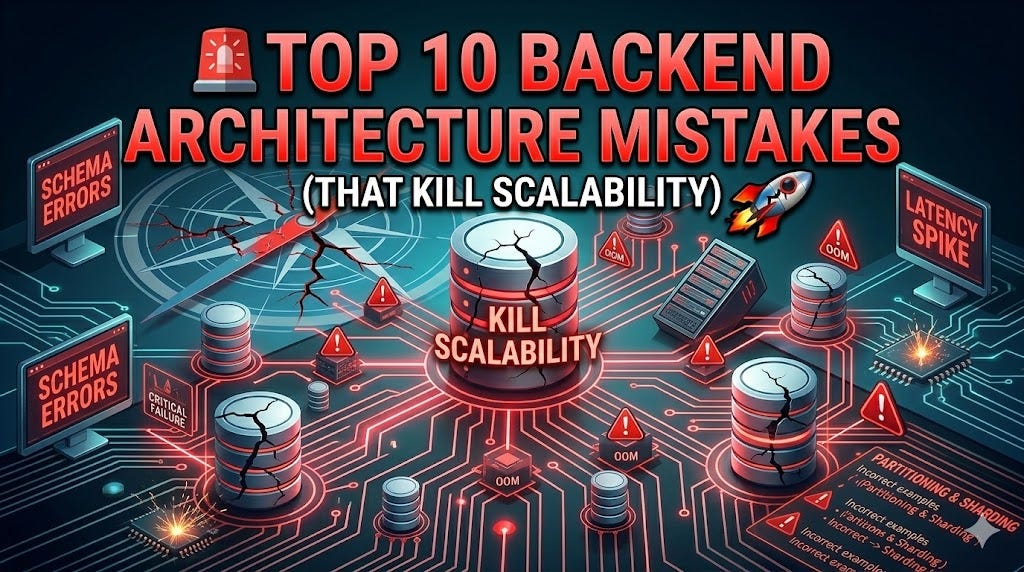 🚨 Top 10 Backend Architecture Mistakes (That Kill Scalability) | by ...