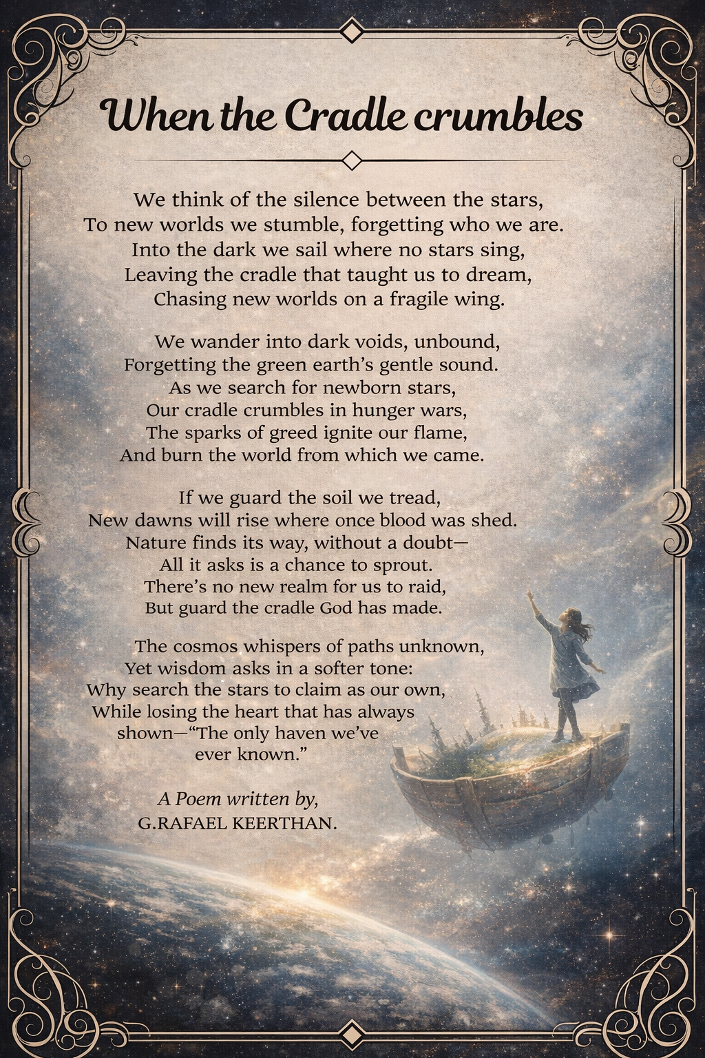 When The Cradle crumbles. By G.Rafael Keerthan | by G.Rafael Keerthan ...