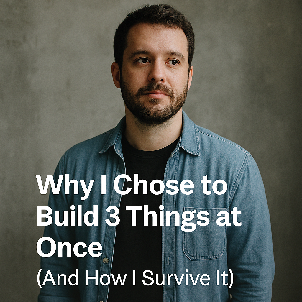 Why I Chose to Build 3 Things at Once (And How I Survive It) | by ...