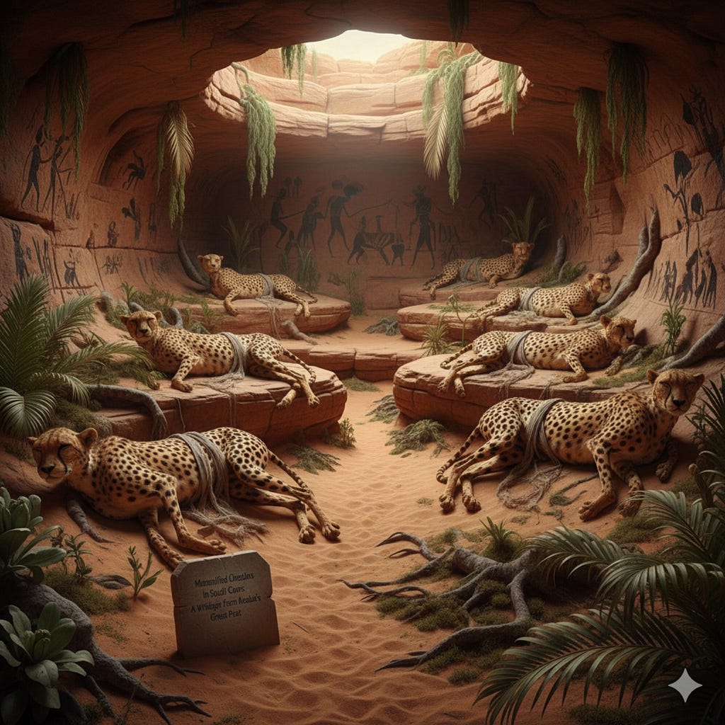 Mummified Cheetahs in Saudi Caves: A Whisper from Arabia’s Green Past ...