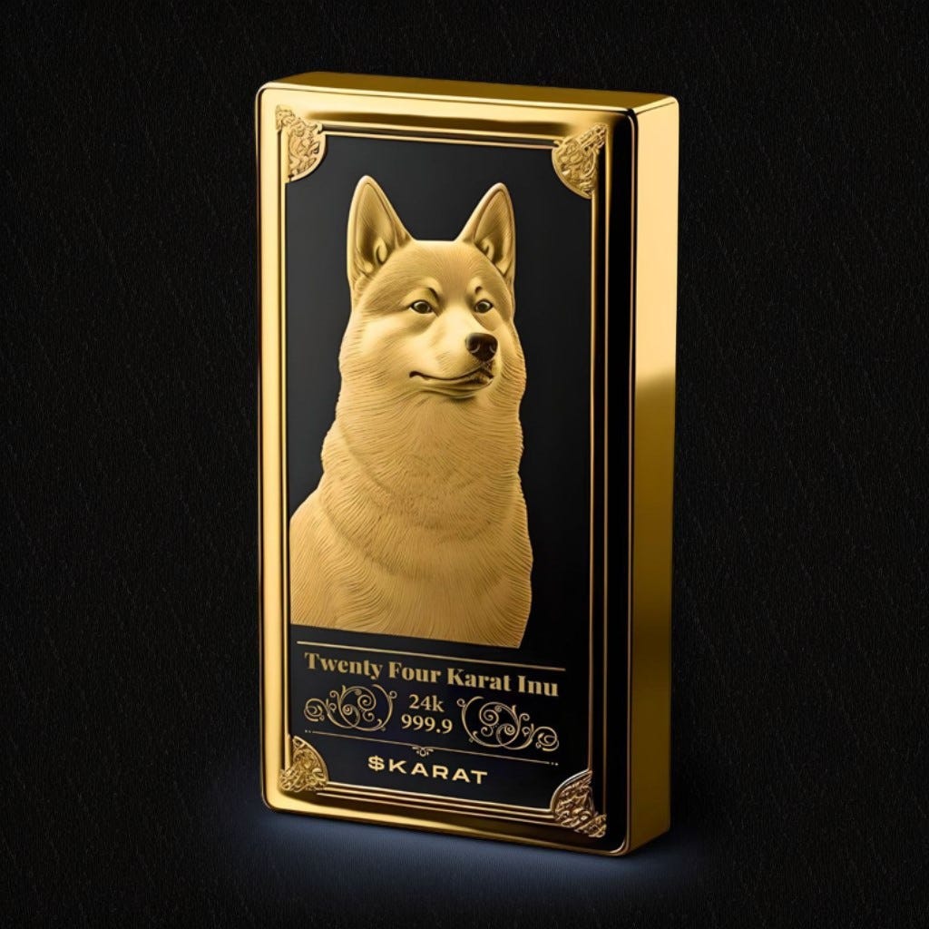 Twenty Four Karat Inu ($KARAT) - Twenty Four Karat Inu - $KARAT - Medium
