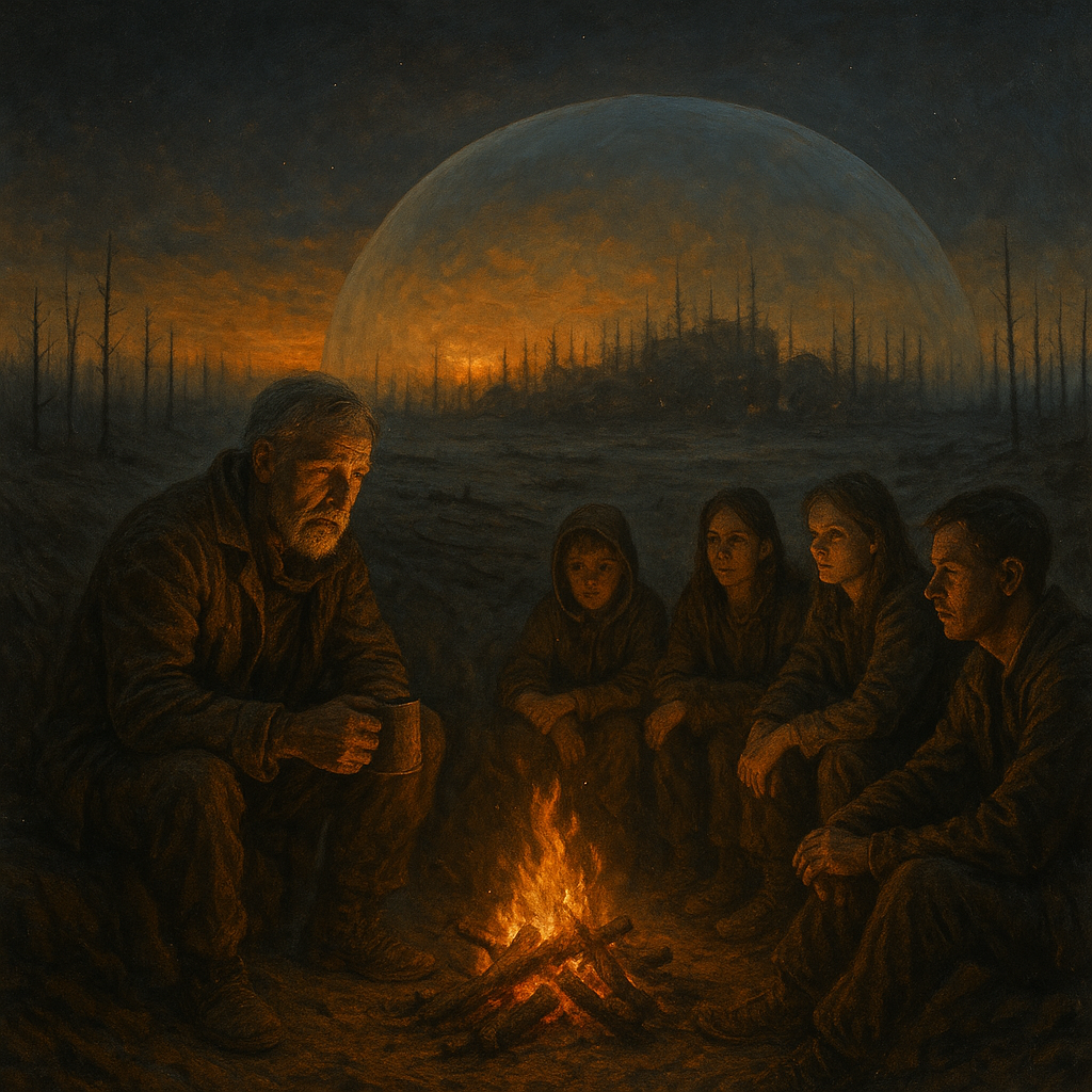 The Last Glow. The horizon was ablaze, obscuring the… | by Ilya ...
