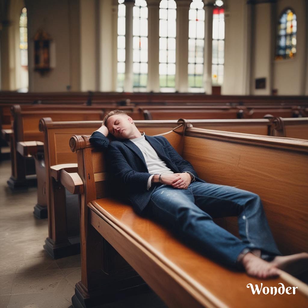 The Top 15 Bible-Based Excuses for Falling Asleep in Church | by ...