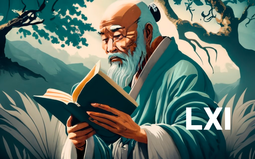 The power of humility. Reading chapter 61 of the Tao Te Ching | by ...
