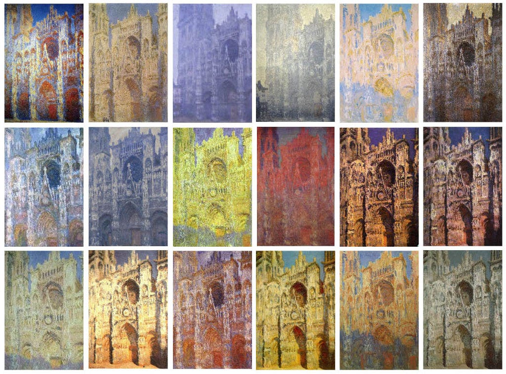 COLOR. Monet did a series of paintings in… | by Abani | Medium