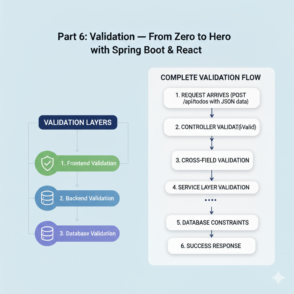 Part 6: Validation — From Zero to Hero, Building a Full-Stack CRUD Application using Java Spring ...