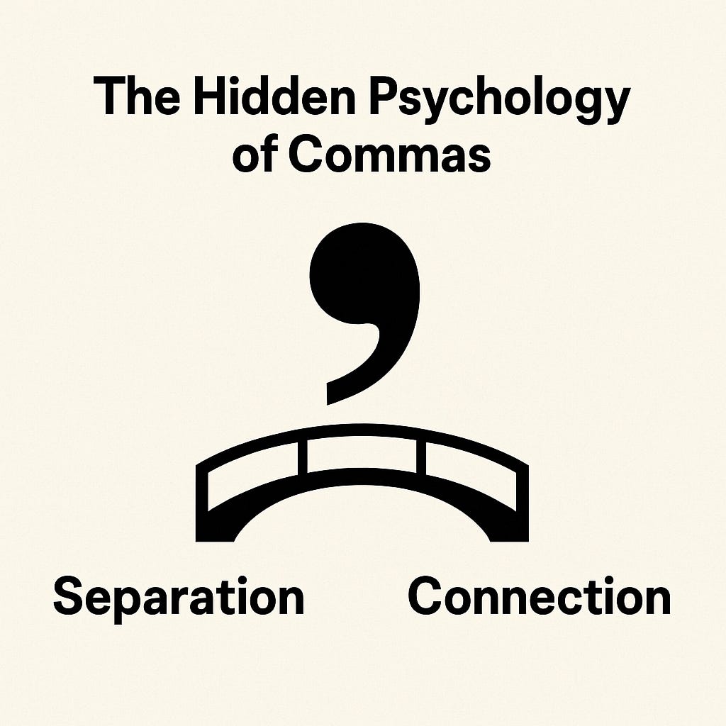 The Hidden Psychology of Commas: What Punctuation Reveals About How We ...