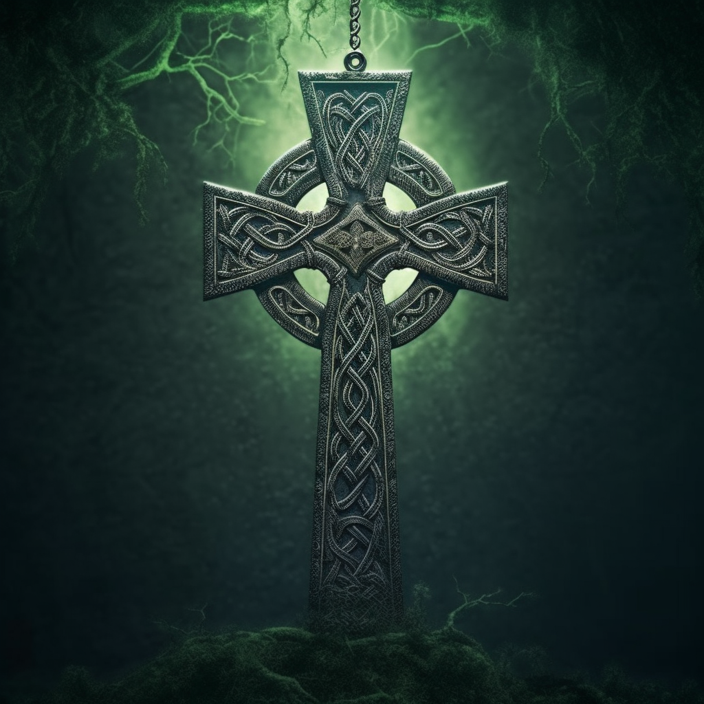 Irish Celtic Cross Wallpaper