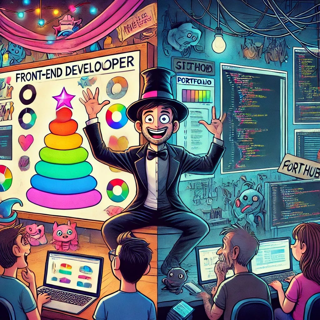 Why Front-End Developers Have Portfolios and Back-End Developers Have Existential Crises 🤔💻 | by ...