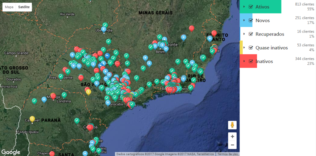 Como criar um mapa de seus clientes e compartilhar com a equipe de ...