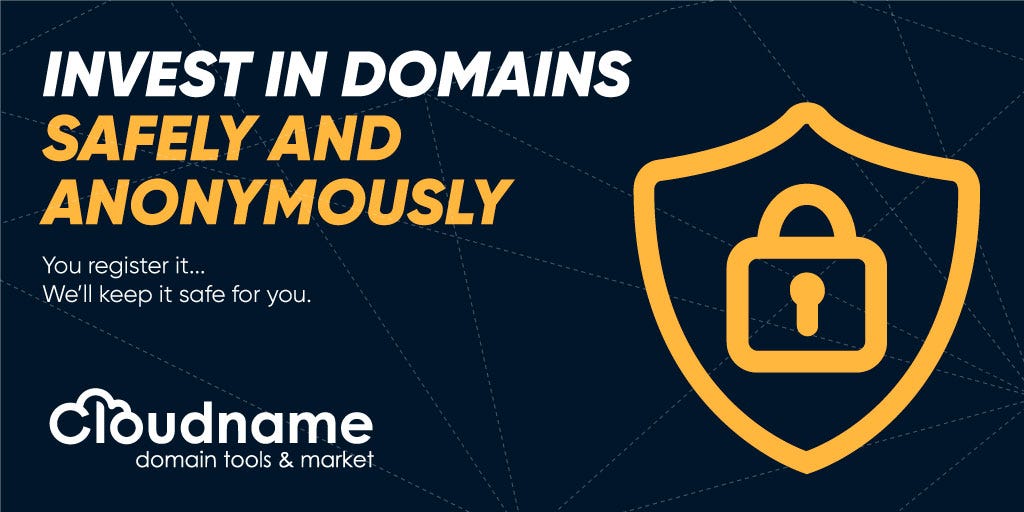 Investing in domains in a safe and anonymous way | by Cloudname | Medium