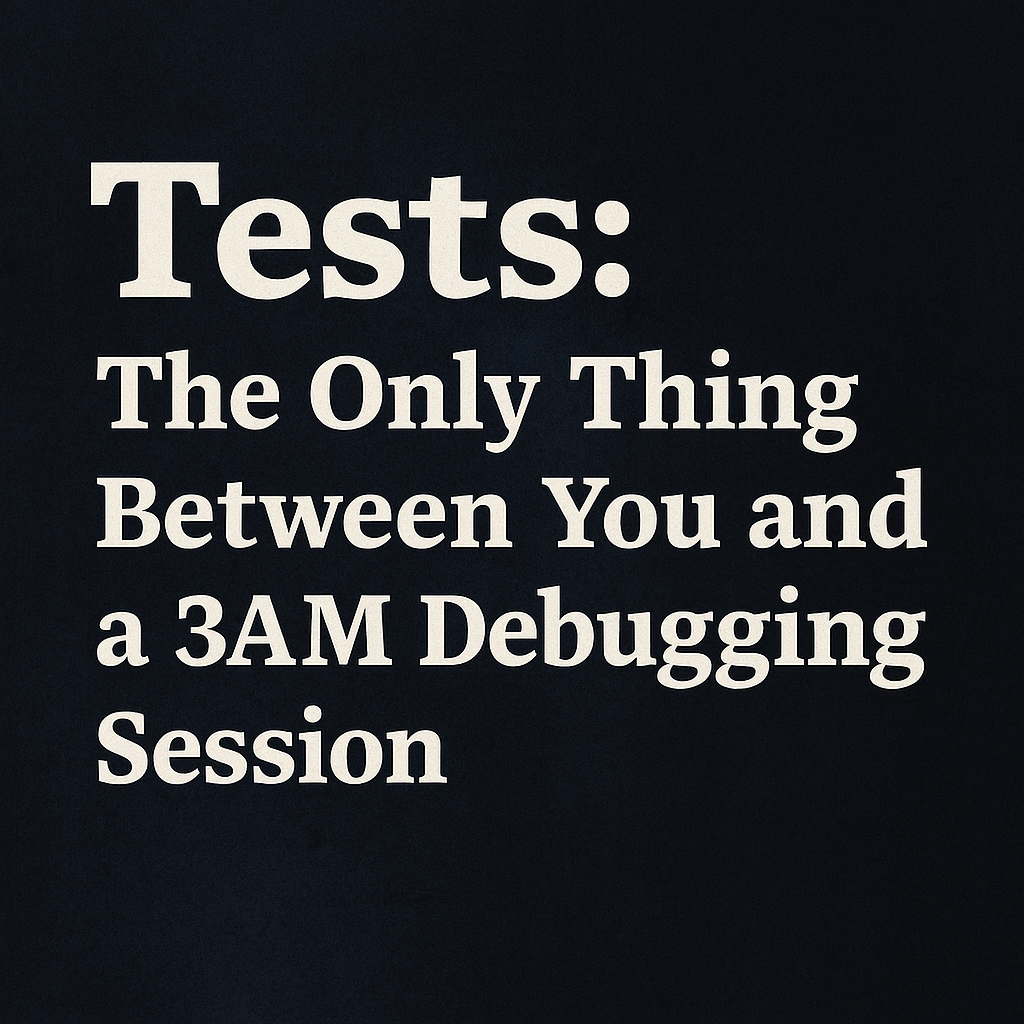 Tests: The Only Thing Between You and a 3AM Debugging Session | by ...