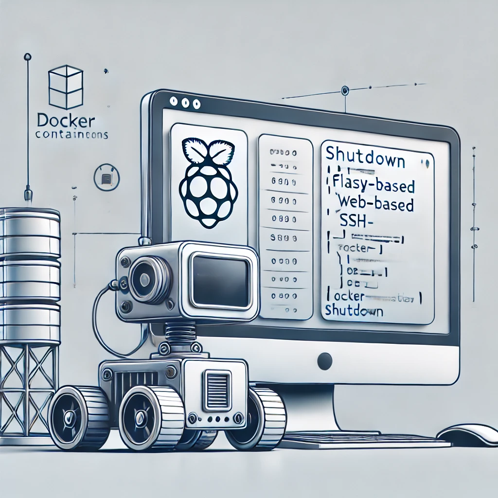 Securely Shutting Down A Raspberry Pi Powered Robot From A Dockerized