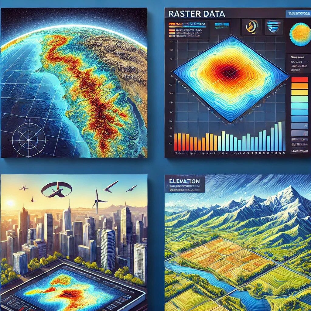 Types of GIS Data: Raster vs. Vector Explained Visually | by Oluwasegun ...