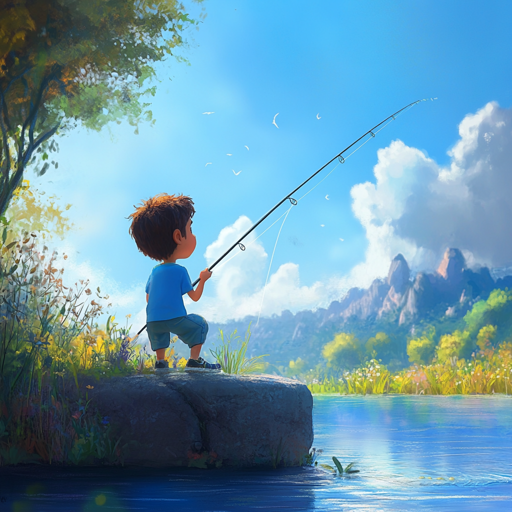 I Caught One!. Simon loved fishing. Sure, he’d never… | by Laurie ...