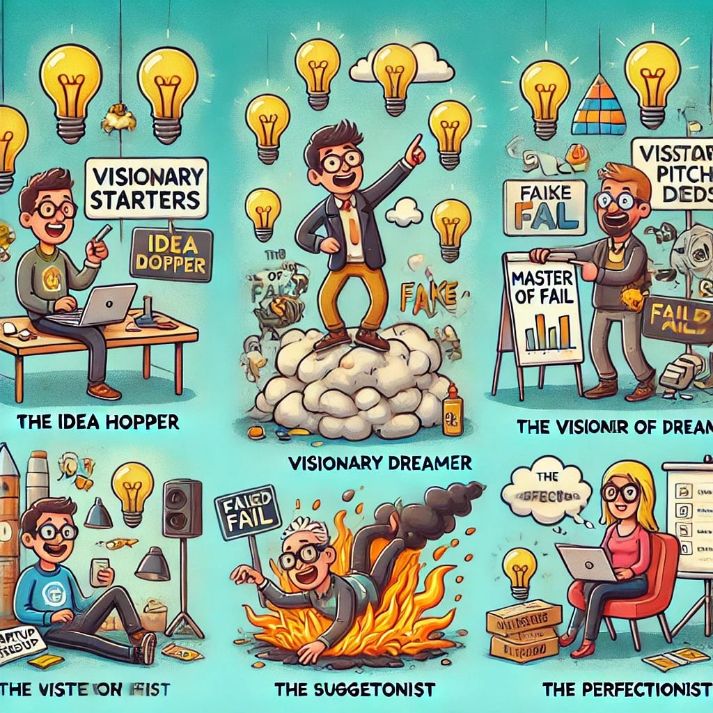 6 Types of Failing (or Fake) Startup Founders | by Surat Tanprawate ...