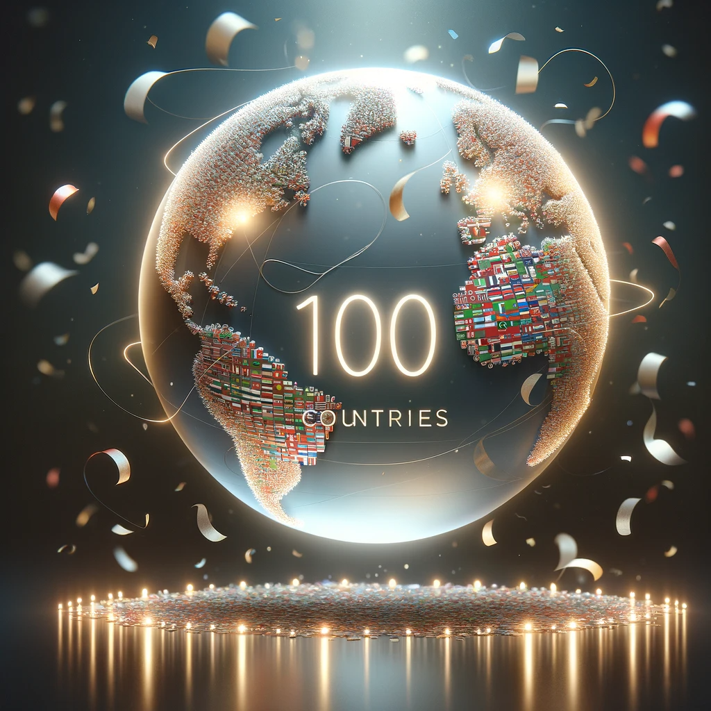Celebrating a Global Milestone: 100 Countries | by Lorenzo Vainigli ...
