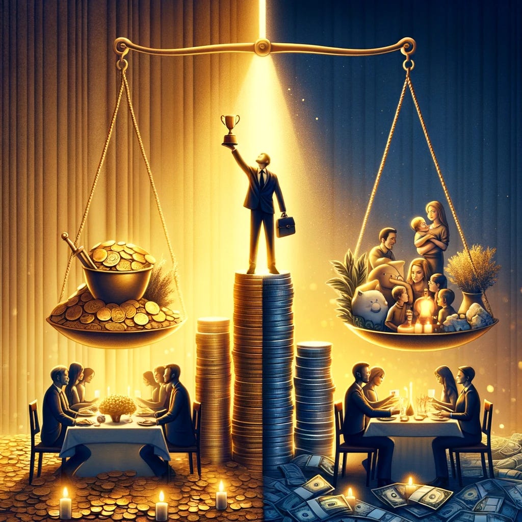 The Paradox of Wealth: Balancing Success and Personal Life | by ...
