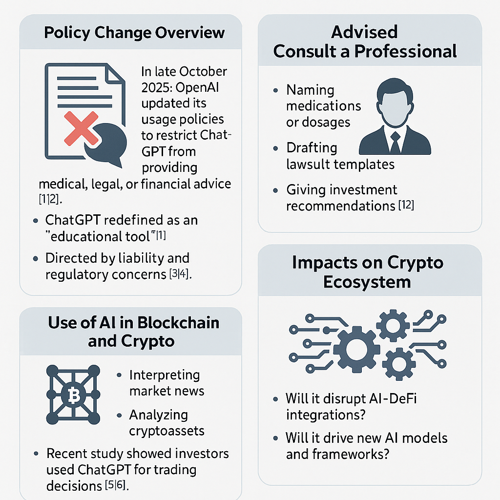 OpenAI’s Advice Policy Change: Implications for AI in Blockchain and ...