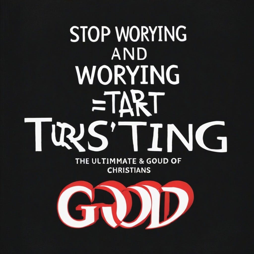 Stop Worrying and Start Trusting God | by Mabule Junior Lekete | God’s ...
