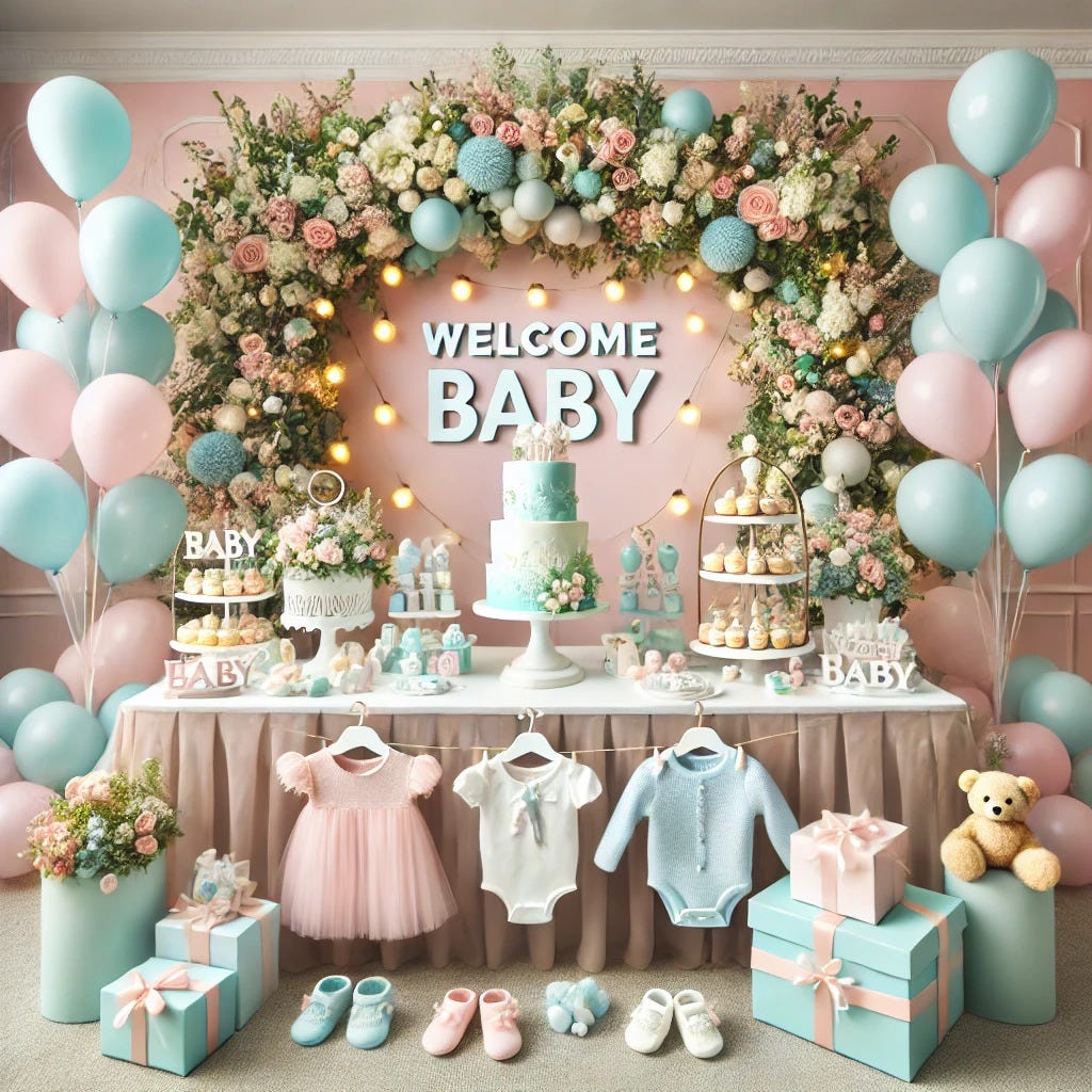 Create Magical Baby Shower Decoration at Home | by BORN TO PARTY | Oct ...