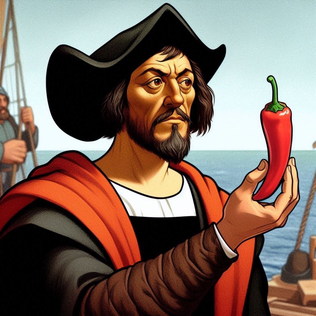 How Columbus Screwed Up Pepper and Accidentally Set the World on Fire ...