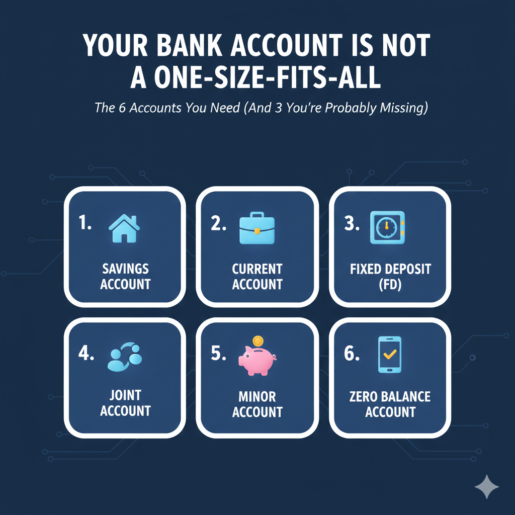 Your Bank Account Is Not One-Size-Fits-All: The 6 Accounts You Need ...