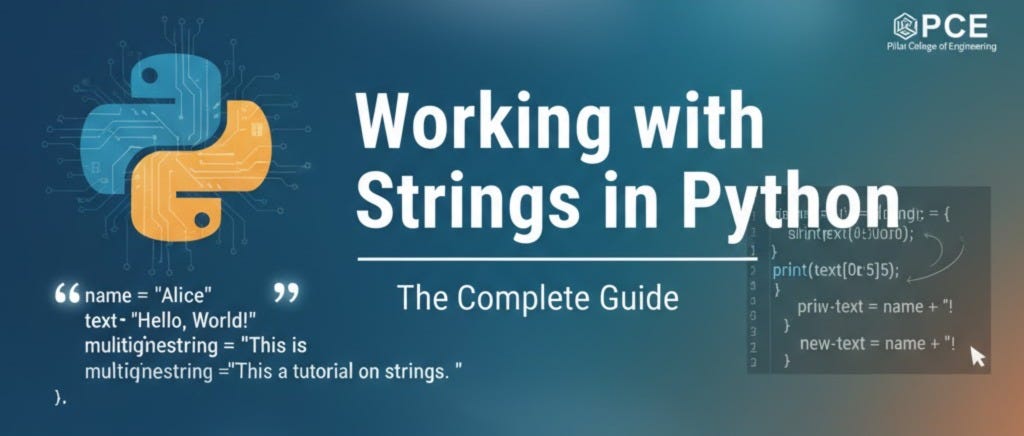 Working with Strings in Python: The Complete Guide | by Pranav Bablu | Medium