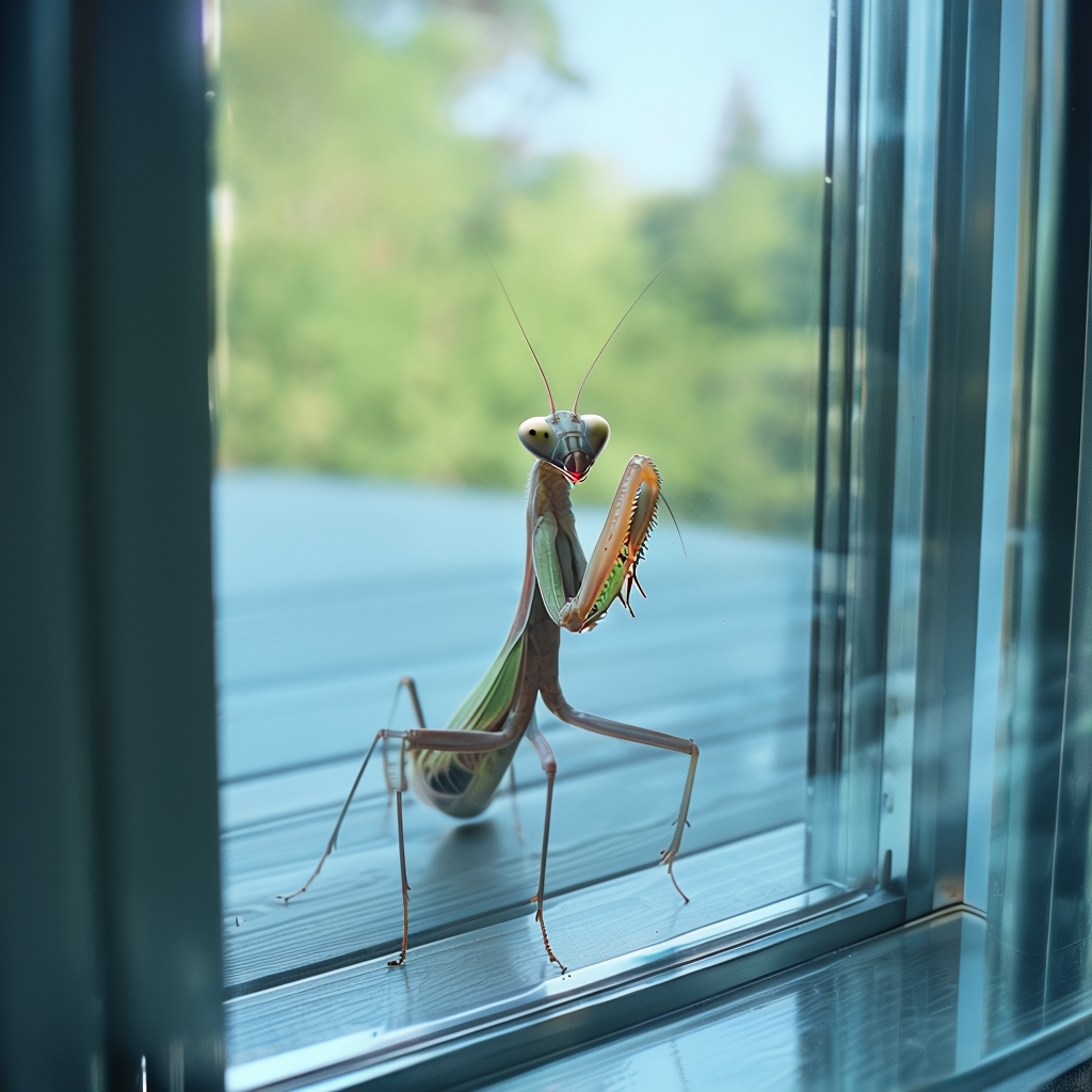 A Praying Mantis Visit. Is it Praying for Me or Here to Judge? | by ...