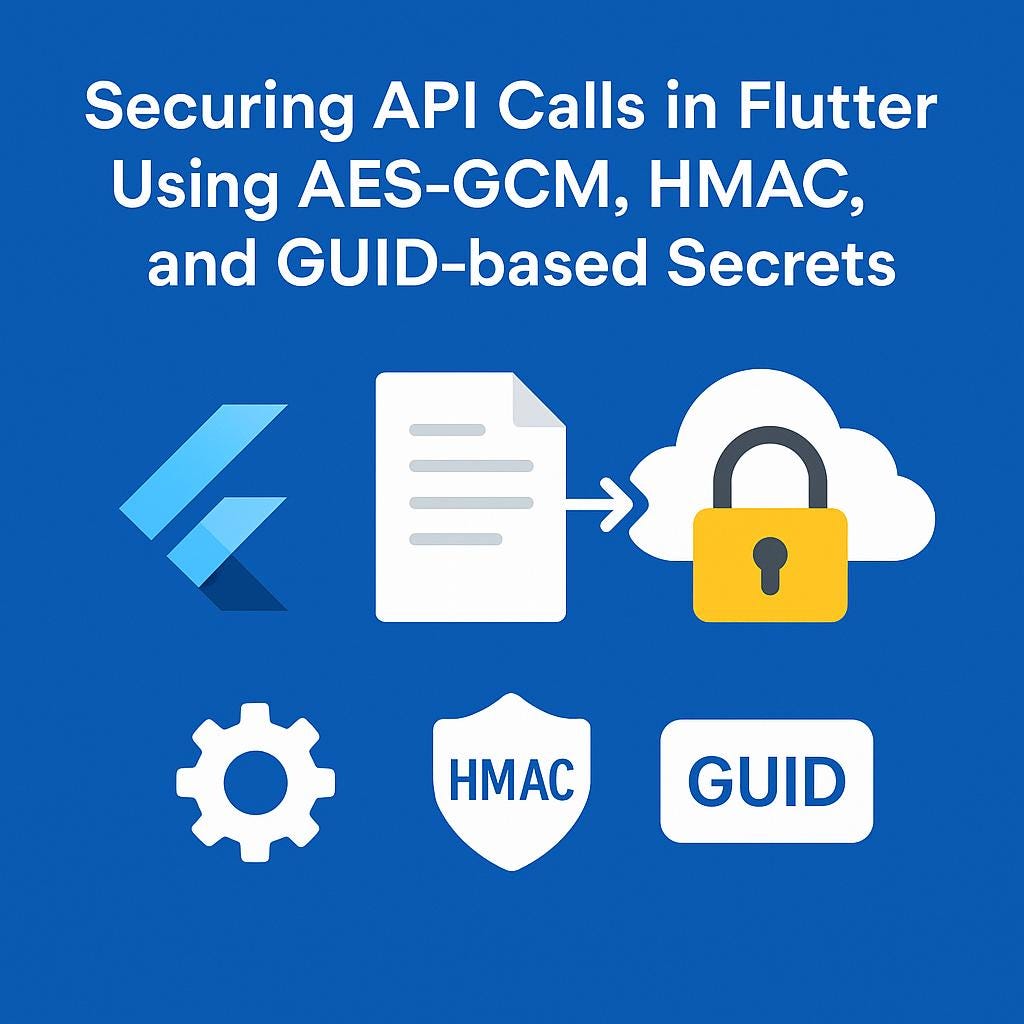 🔐 Securing API Calls in Flutter Using AES-GCM, HMAC, and GUID-based Secrets | by Asif Ali Sheikh ...