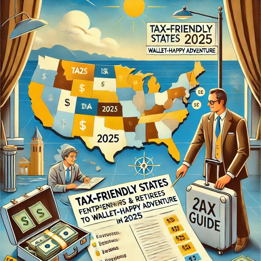 2025’s Best Tax-Friendly States for Entrepreneurs and Retirees: Your ...