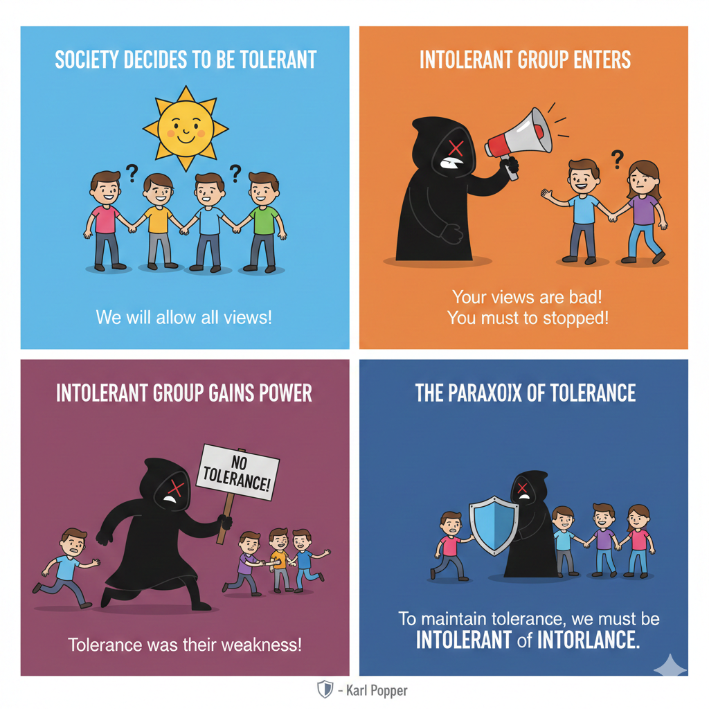 The Paradox of Tolerance: When Being Too Nice Backfires | by Amay Gupta ...